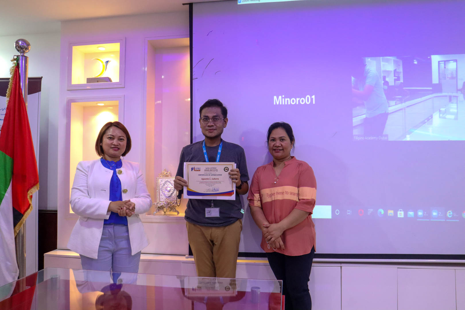 Filipino Academy Faculty Awarding – Filipino Academy UAE